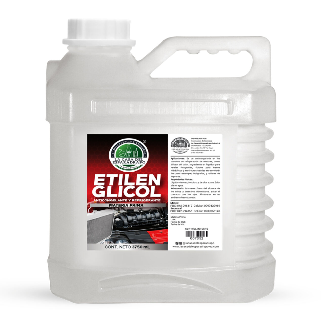 ETILEN GLICOL 3700 mL – La Casa del Esparadrapo